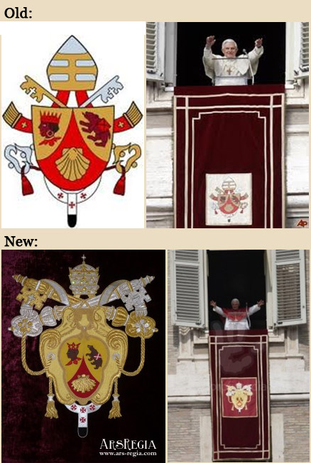 New papal banner / UPDATED 10-12 - PrayTellBlog